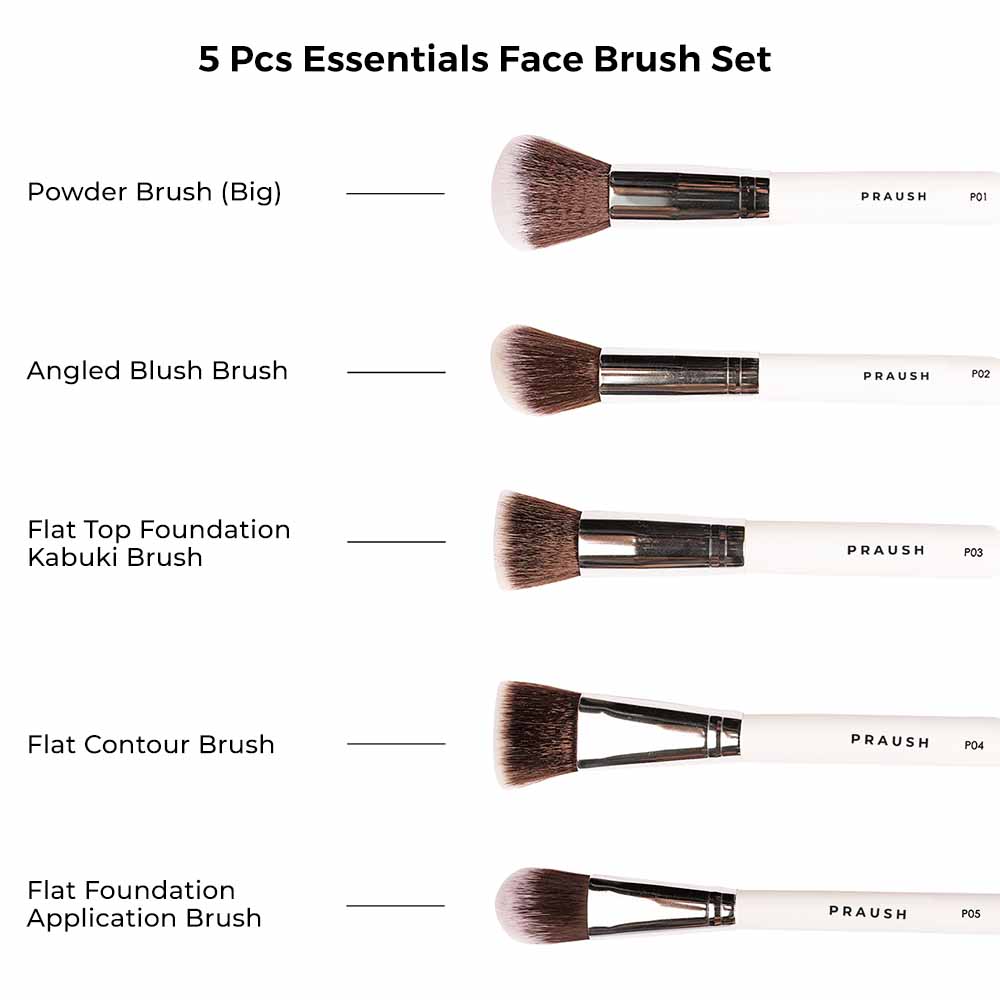 Makeup brush set with names store