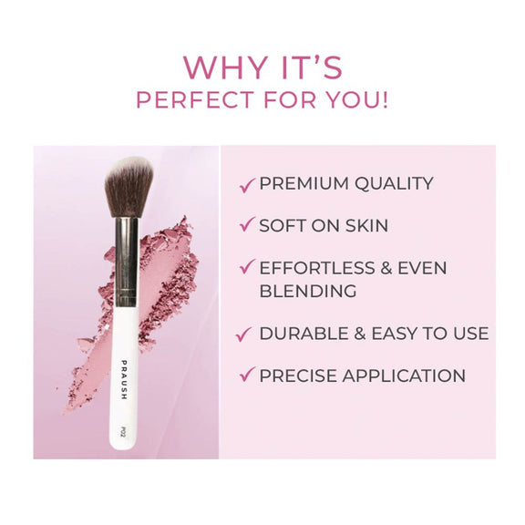 Buy Best Professional Angled Blush Brush online in India – Praush