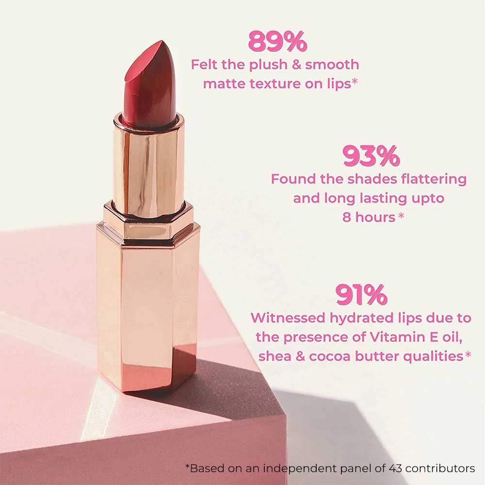 Buy Best Plush Matte Lipsticks online in India - Praush Beauty